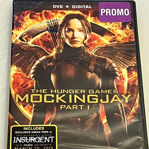 Media | The Hunger Games Mockingjay Part 1 Dvd Black Cover | Poshmark